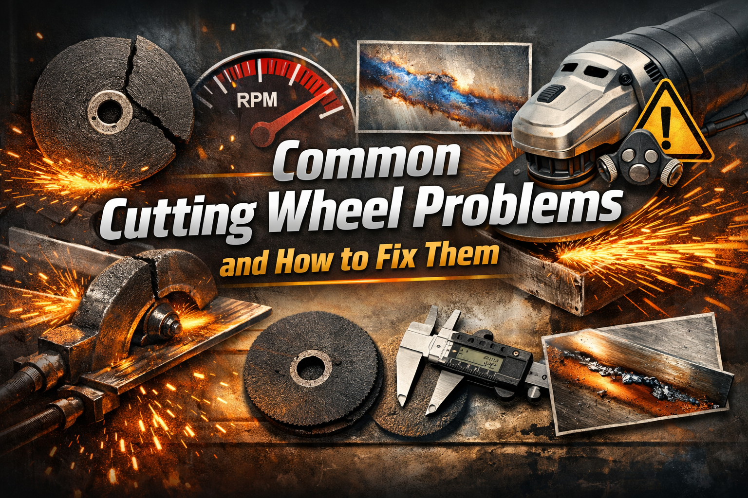 Cutting Wheel Troubleshooting Guide: Cracks, Kickback, Heat Marks ...