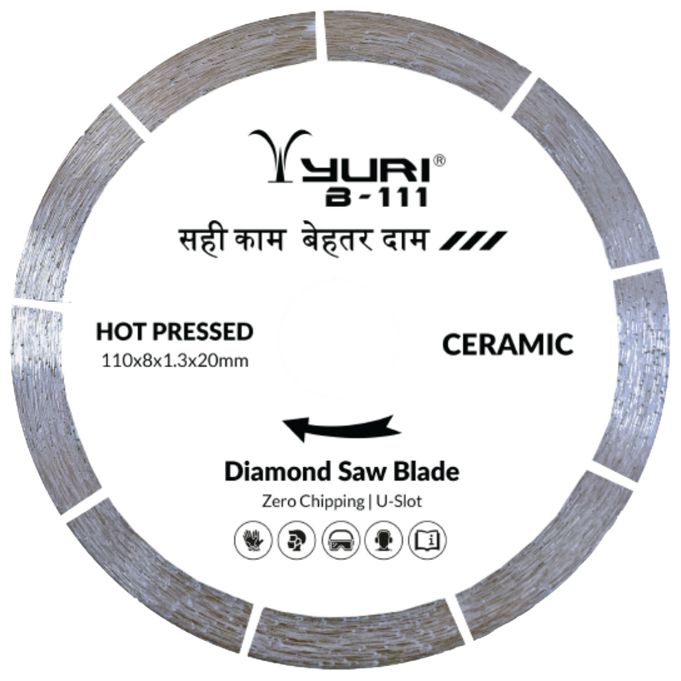 Yuri B-111 Ceramic Diamond Saw Blade – Yuri Group